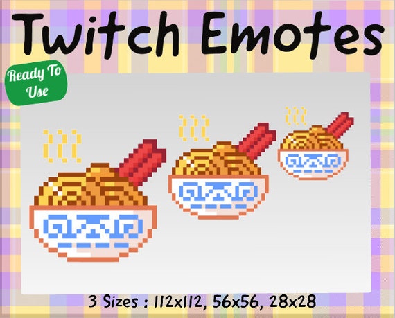Bowl of Noodles / Soup Emotes / Add a Unique Touch to Your - Etsy