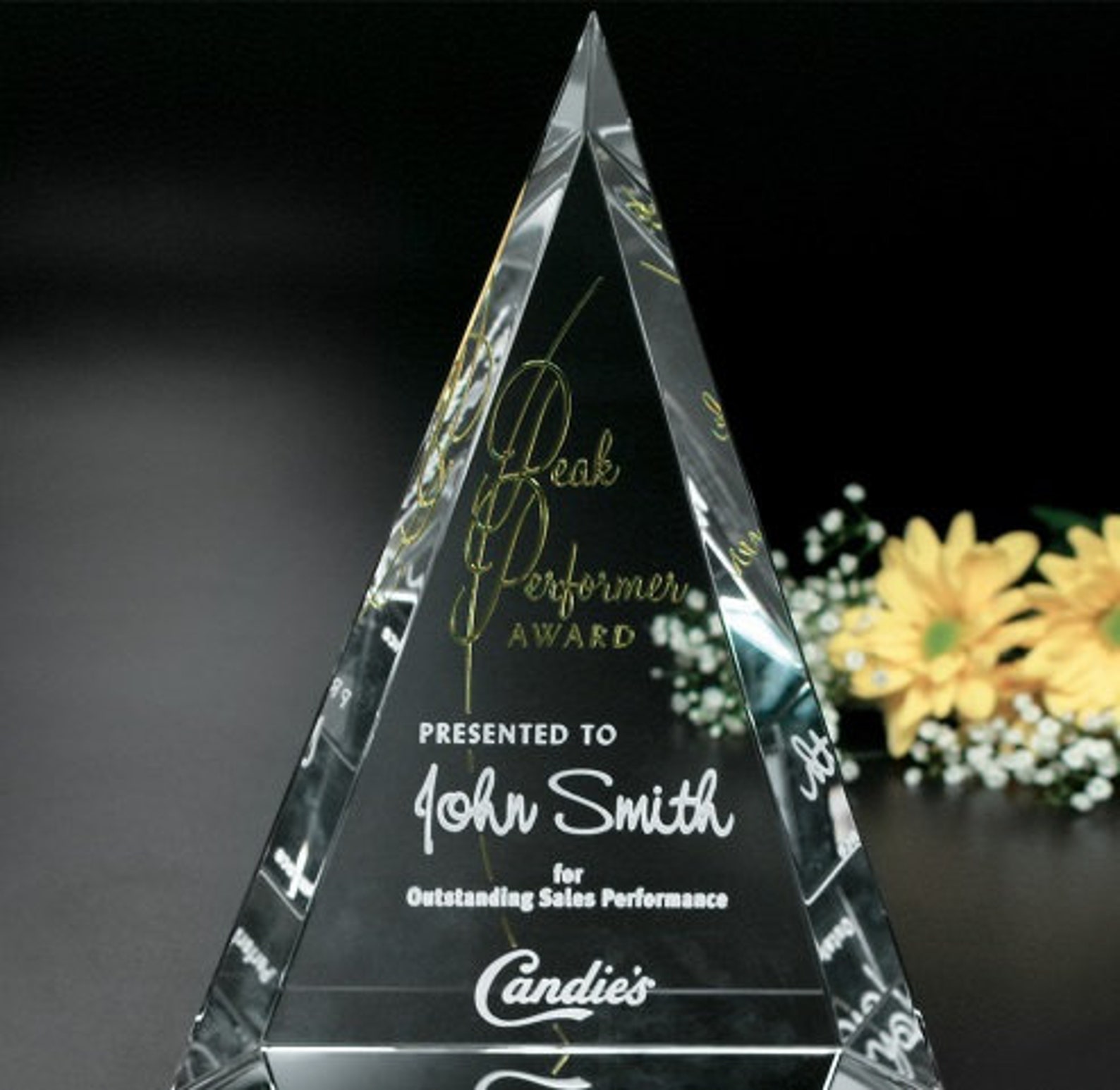 Crystal Palisade Award | Custom Etched & Engraved Glass | Personalized ...