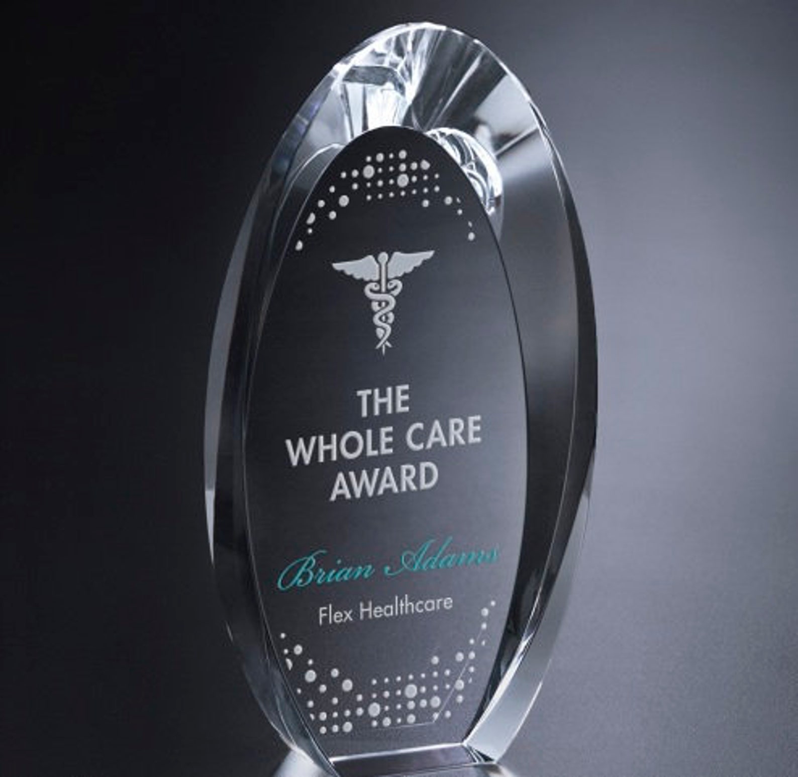 Crystal Sparta Award | Custom Etched & Engraved Glass | Personalized ...