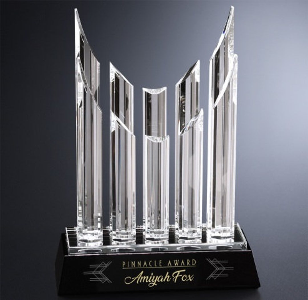 Vestige Crystal Award | Custom Laser Etched & Engraved Glass ...