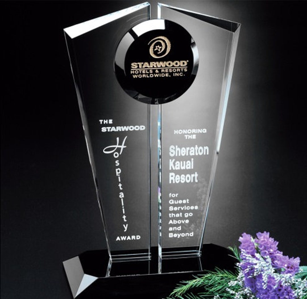 Obsession Crystal Award | Custom Laser Etched & Engraved Glass ...