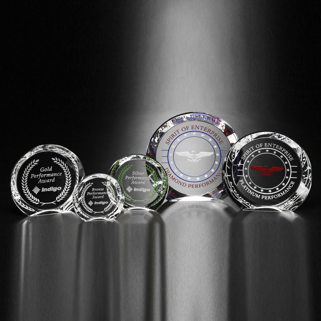 Crystal Diamond Spire Award | Custom Etched & Engraved Glass ...