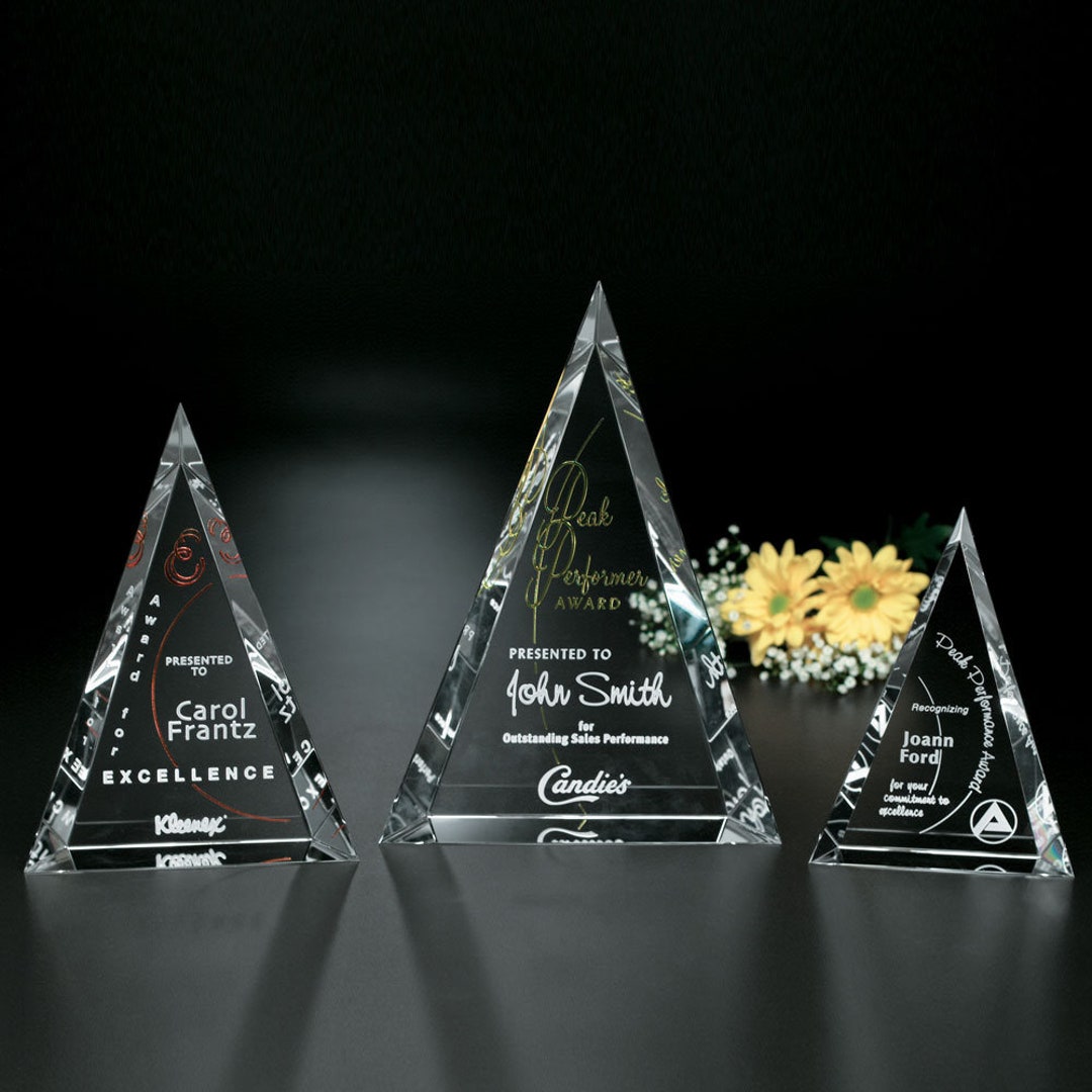 Crystal Palisade Award | Custom Etched & Engraved Glass | Personalized ...