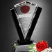 Conquest Crystal Award | Custom Laser Etched & Engraved Glass ...