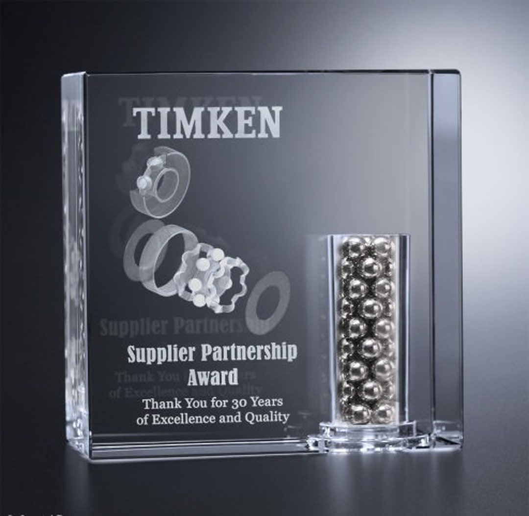 3D Crystal Curry Square Award | Custom Laser Etched & Engraved Glass ...