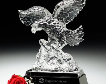 Crystal Stagecoach Award Custom Etched & Engraved Glass Personalized ...