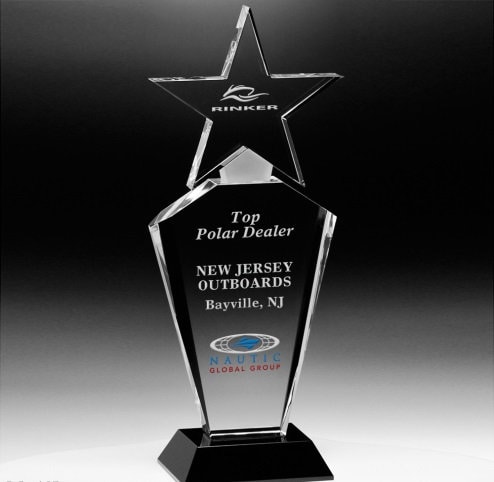 Crystal Stellar Star Award | Custom Etched & Engraved Glass ...