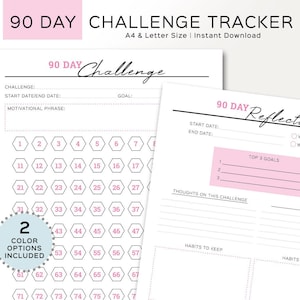 Printable 90 Day Workout Chart, Fitness, Workout Routine, Strength ...
