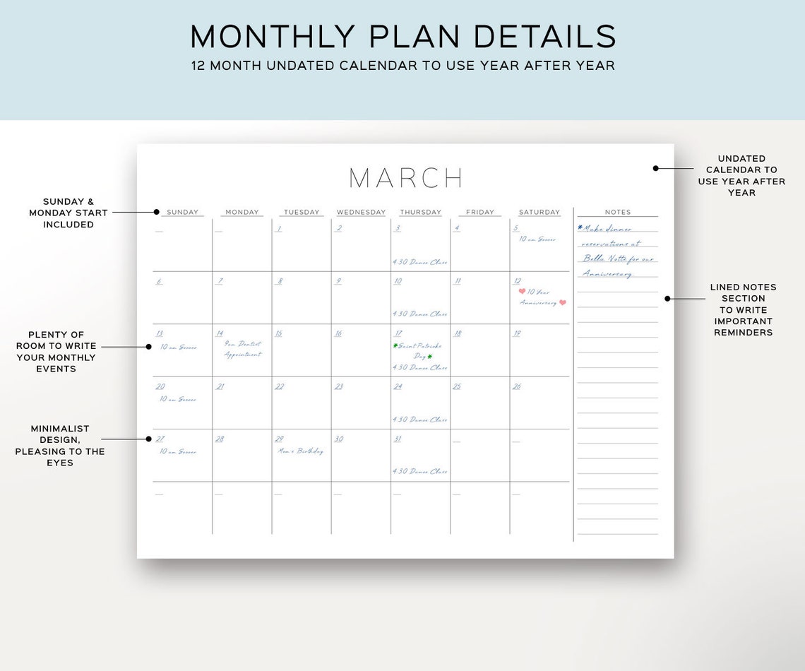 Planner Checklist, Simple Daily Planner, to Do List, Productivity ...