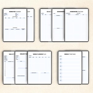 2025 Student Planner, Academic Year Agenda, Daily Weekly Monthly ...