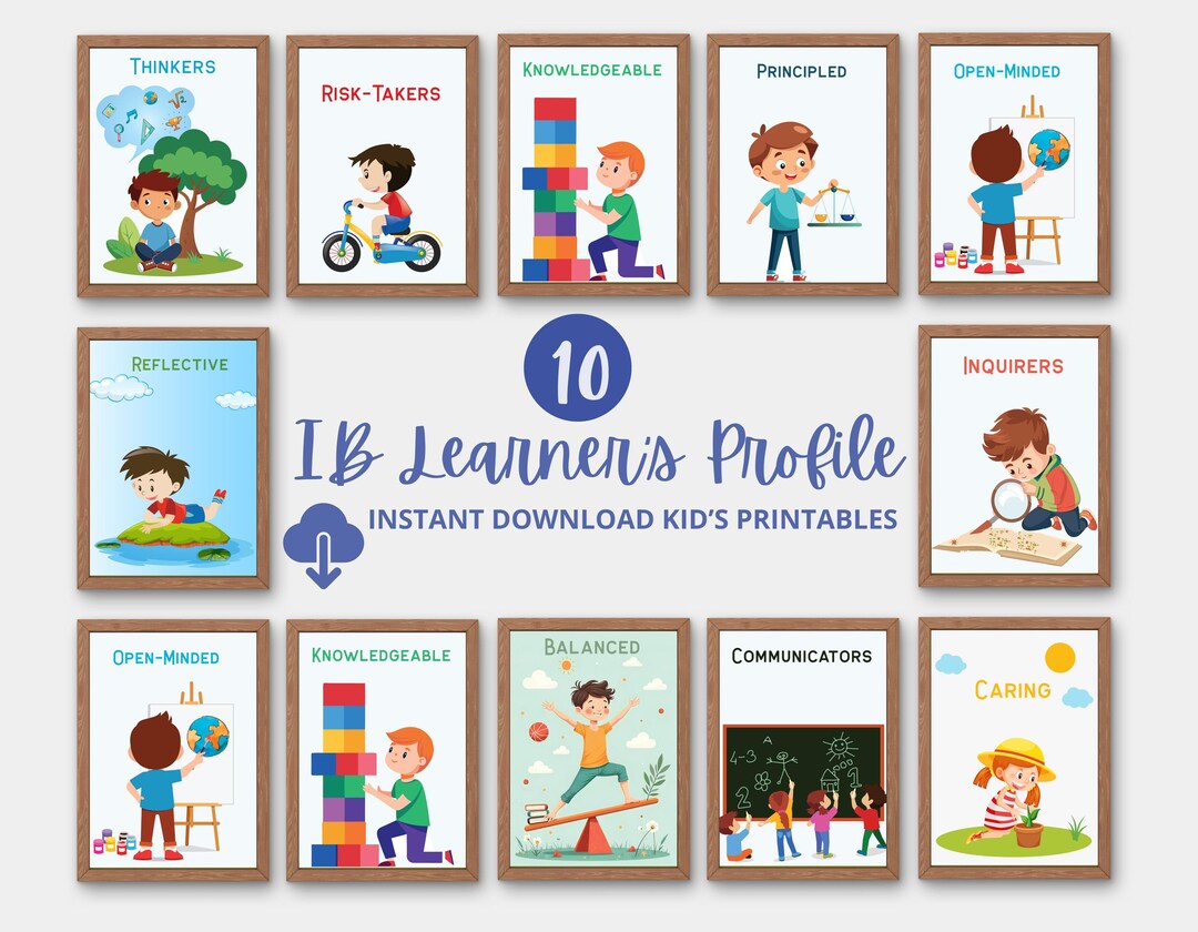 IB Learner Profile Wall Art Bundle, Inspiring Educational Posters ...