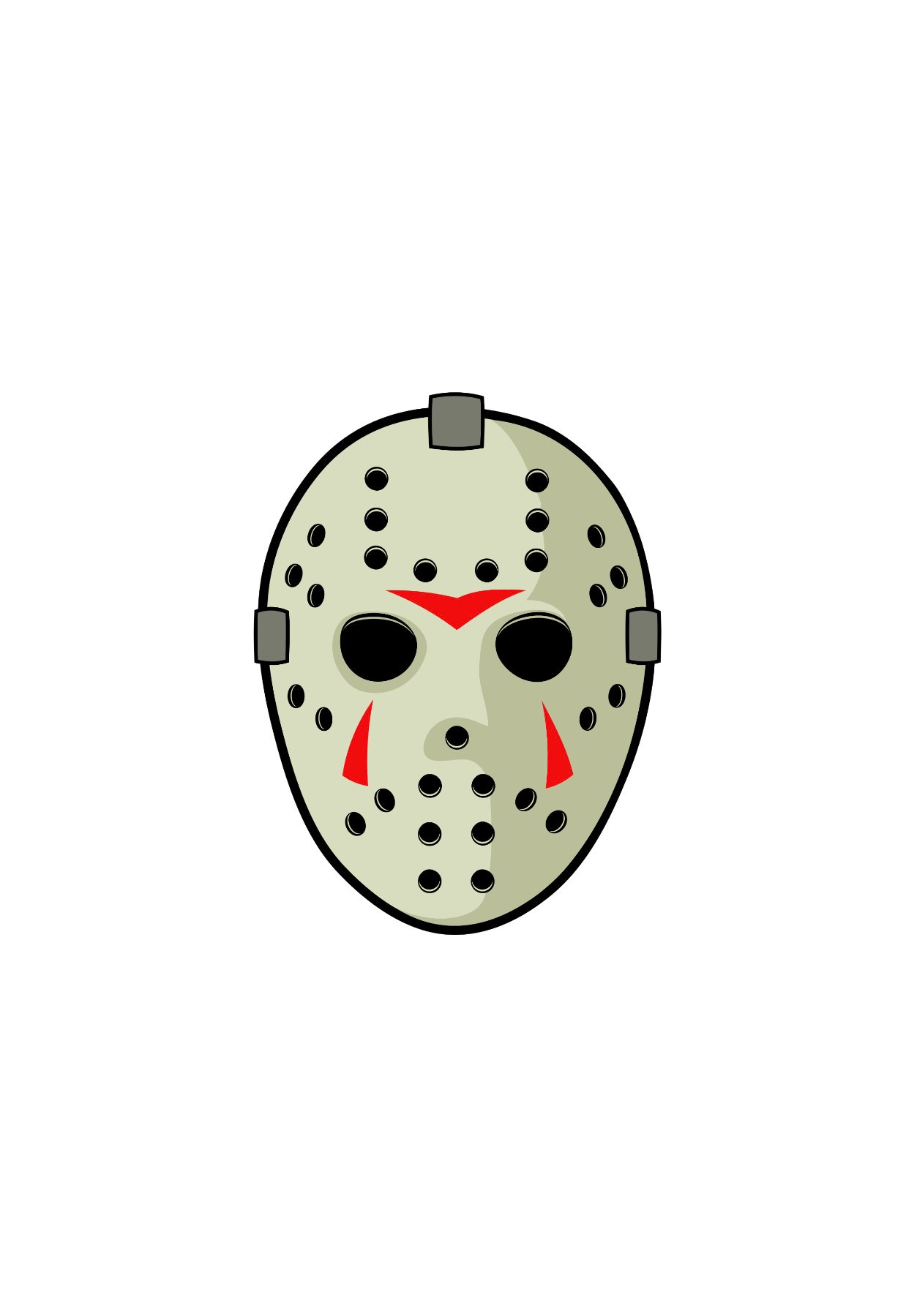 Jason's Mask Svg Vector Png Pdf Psd Jpeg Jason Blood - Etsy Denmark