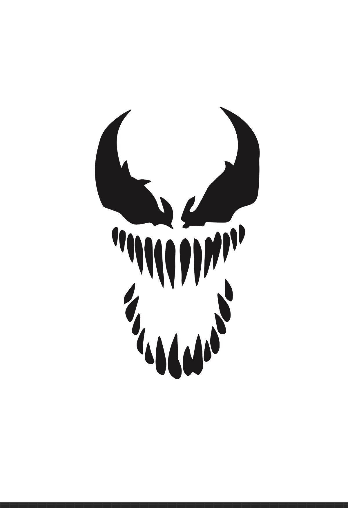 Venom png svg pdf psd archivo jpeg archivo vectorial descarga - Etsy España