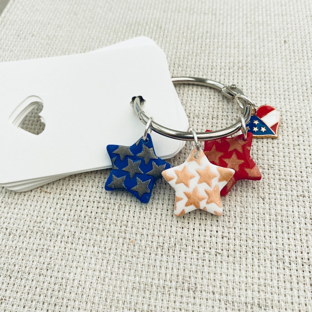 Fourth of July Thread Keep - Floss Drops - Thread Organiser - Floss ...
