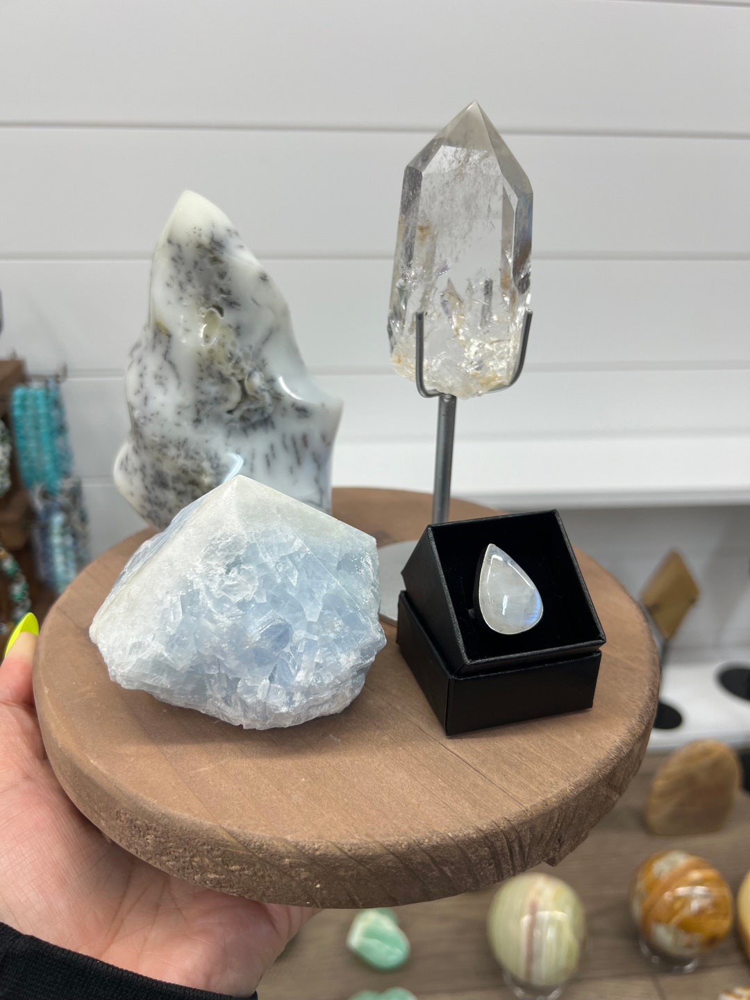 Mystery Box 𝒫𝓊𝓇ℯ ℳ𝒶ℊ𝒾𝒸 𝒢ℴ𝒹𝒹ℯ𝓈𝓈 Themed Intuitively Chosen Crystal Mystery Box Intuitive Crystals ...