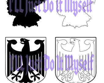 Germany Map Svg - Etsy