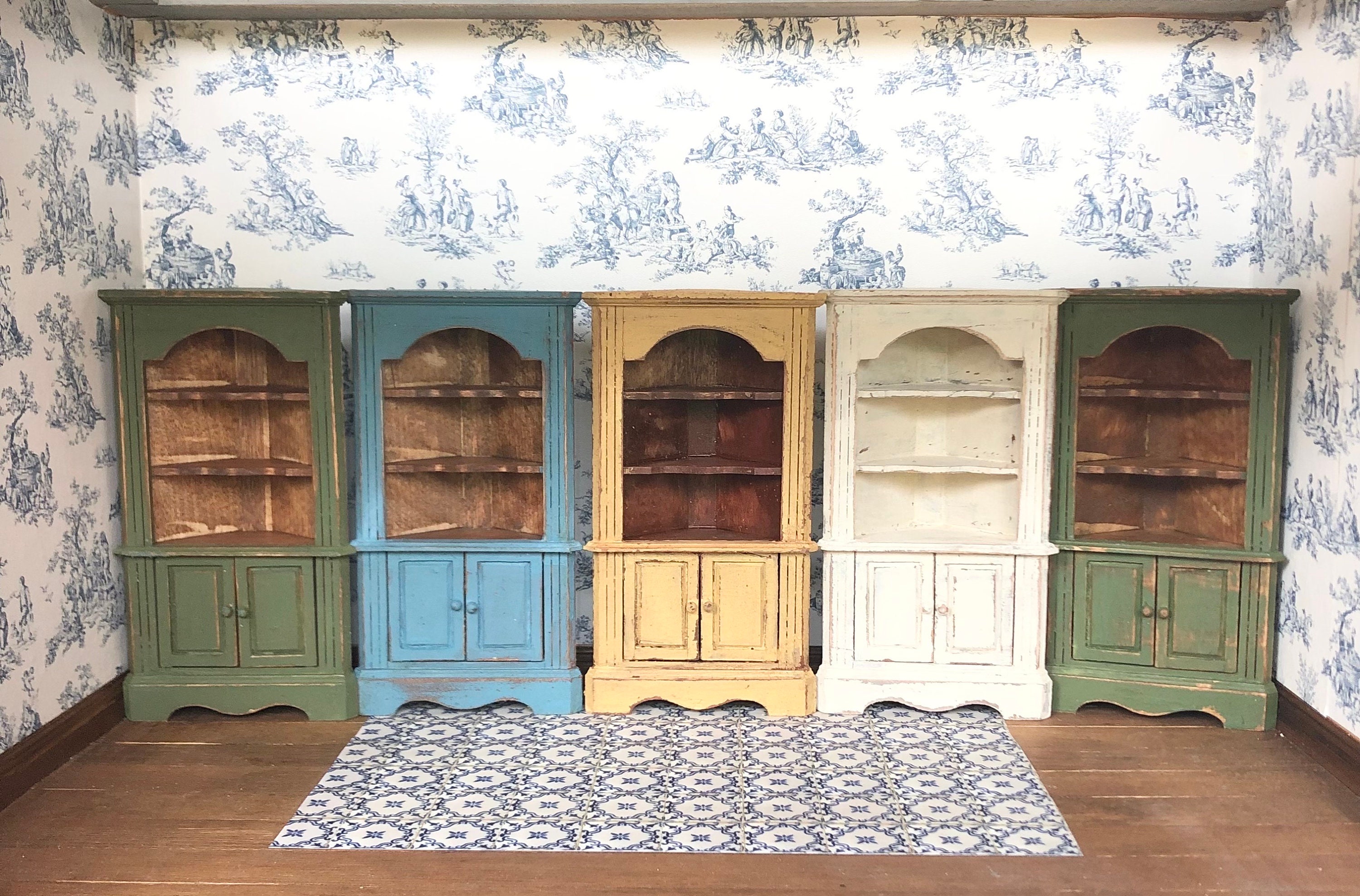 Artisan Refinished Dollhouse Hutch - Etsy