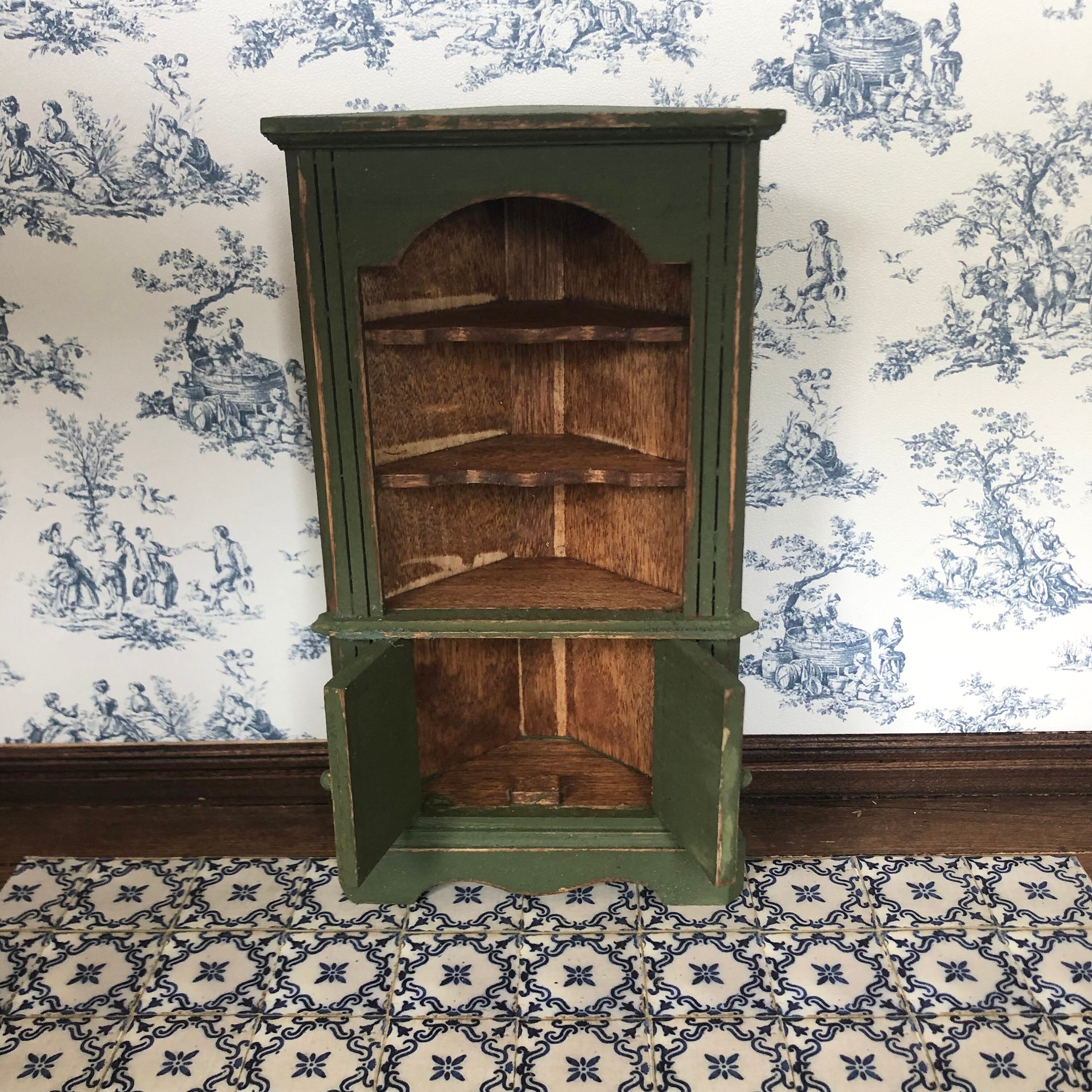 Artisan Refinished Dollhouse Hutch - Etsy