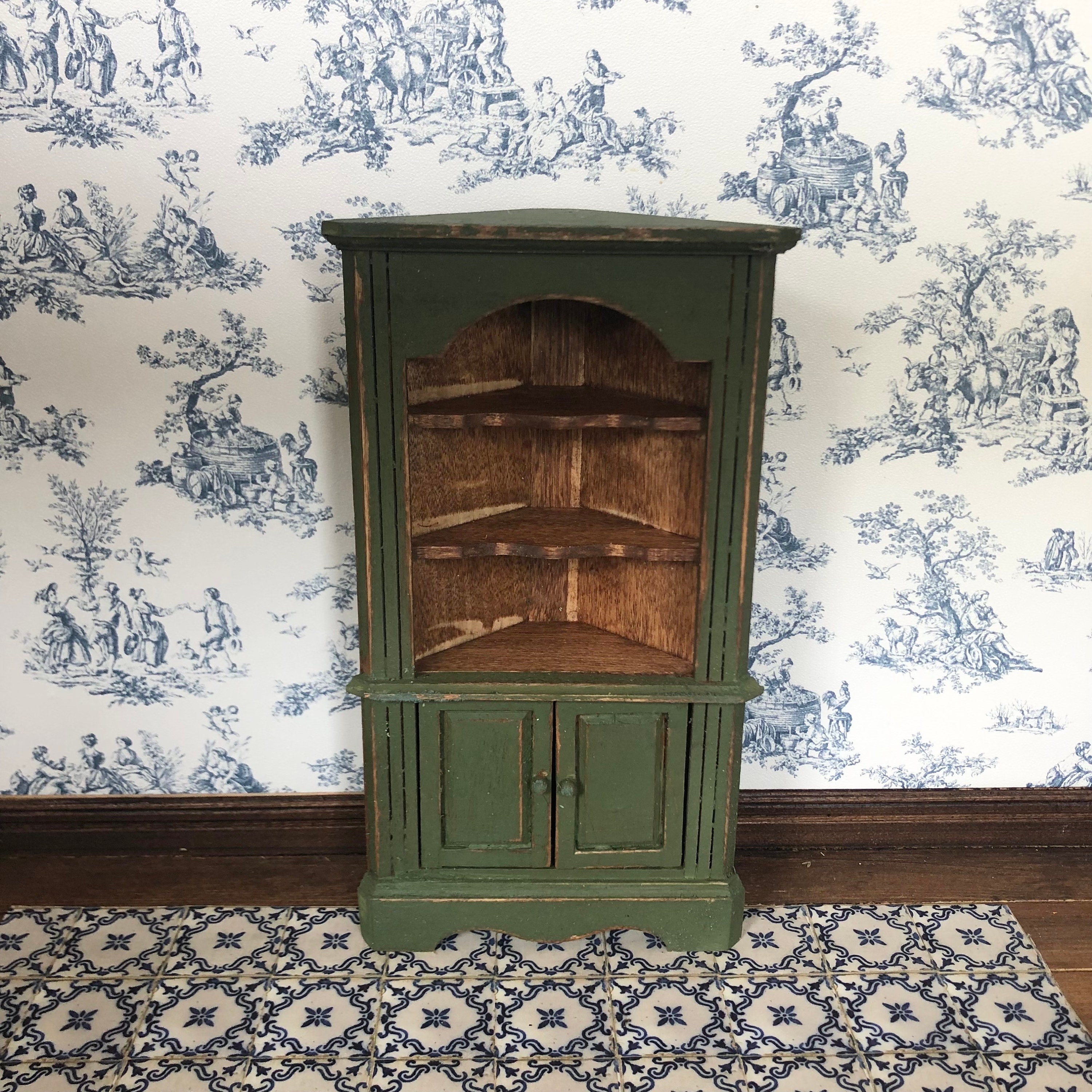 Artisan Refinished Dollhouse Hutch - Etsy