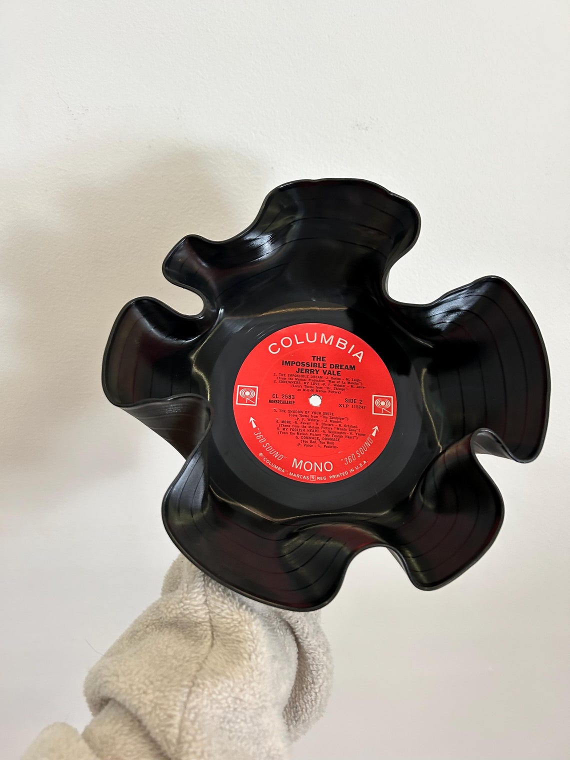 Vinyl Record Bowl - Etsy