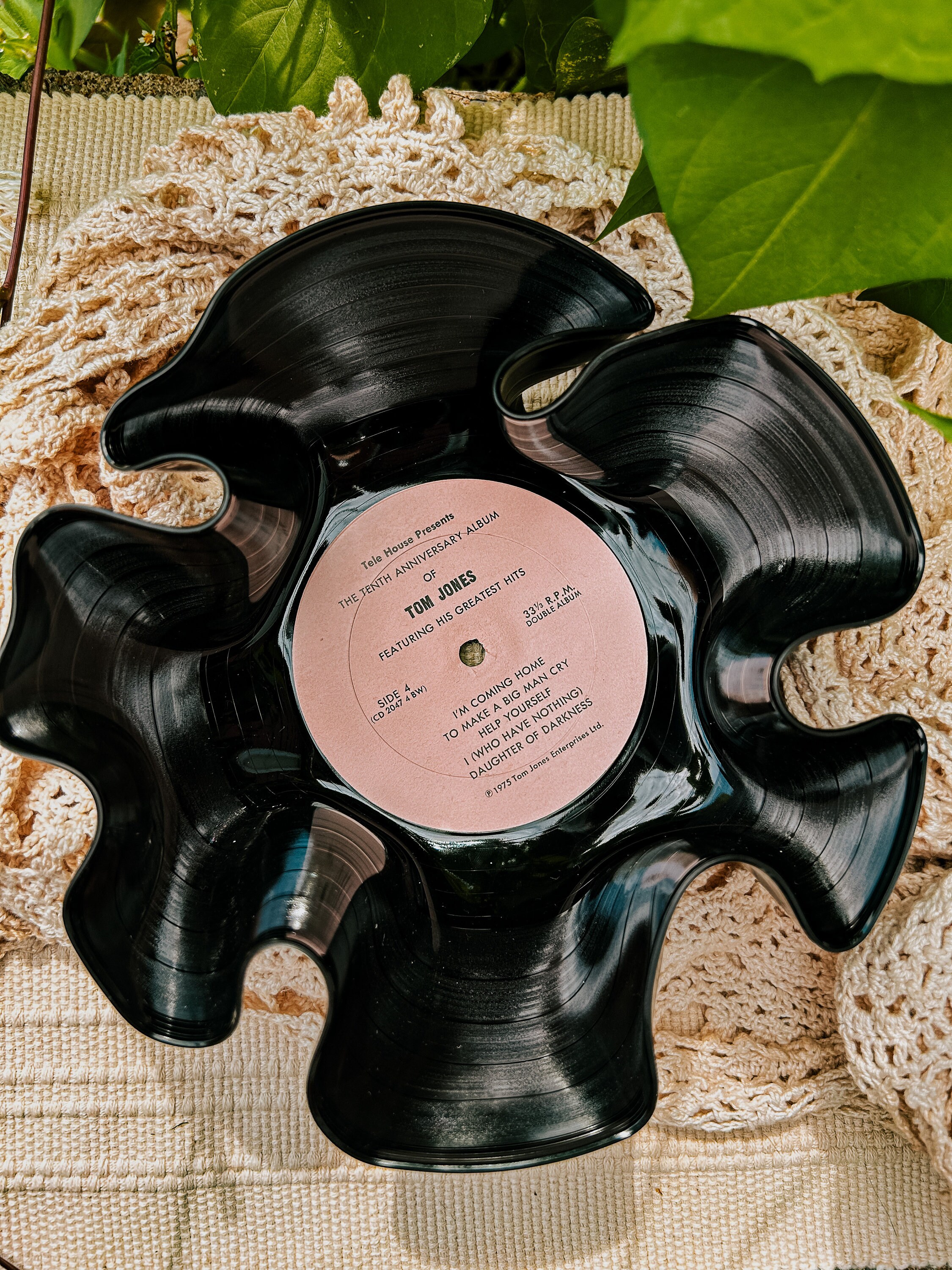 Vinyl Record Bowl - Etsy