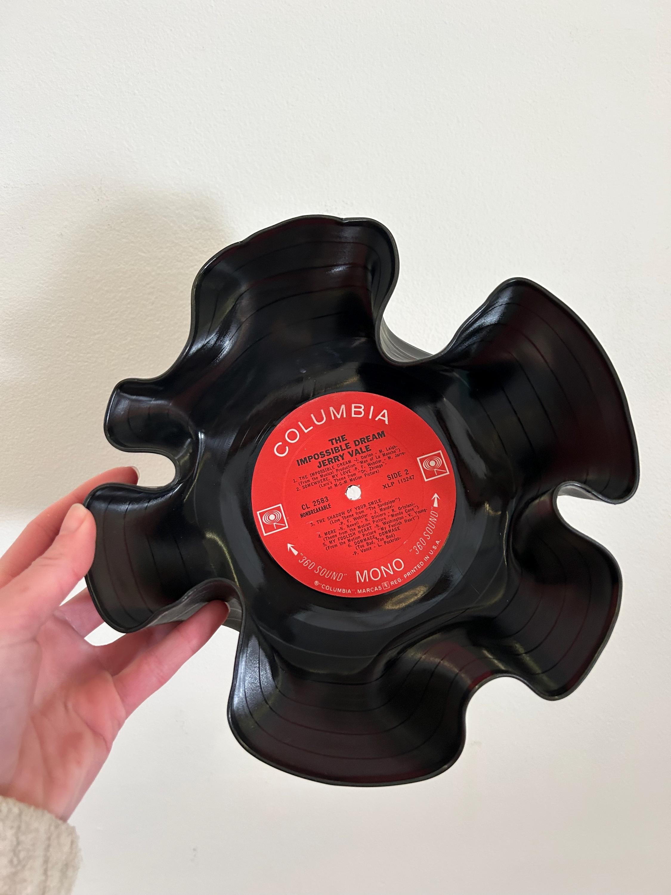 Vinyl Record Bowl - Etsy