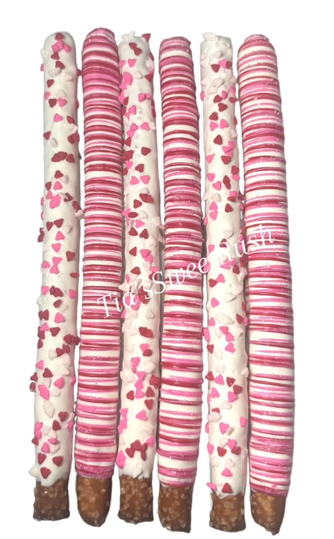 12 Pack Valentine's Chocolate Covered Pretzel Rods Gifts for Her ...