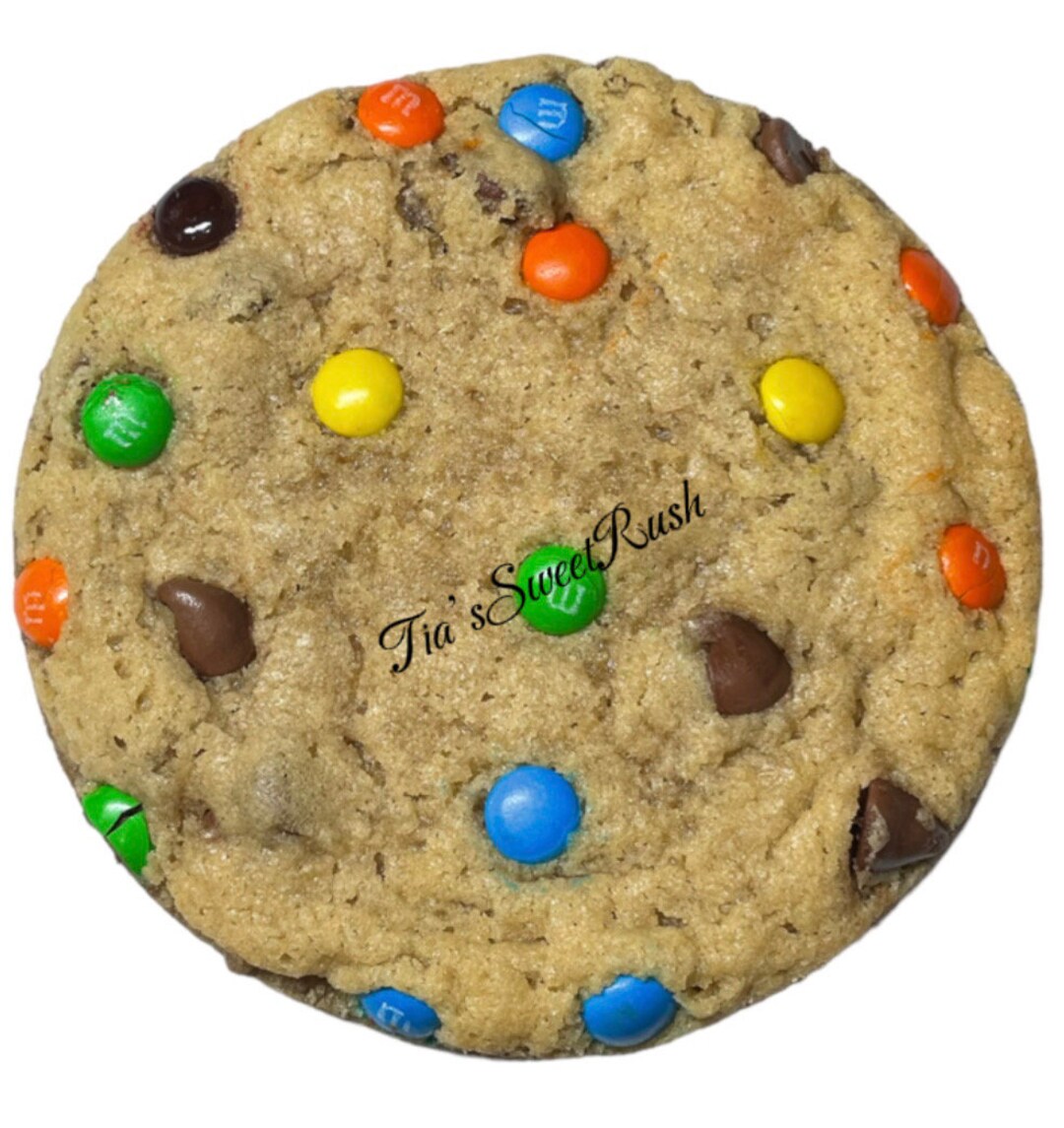 6 Pack M and M Cookie Delivery Cookies Baked Cookies Gourmet Cookies ...
