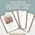 Neutral Canva Pattern Template // Crochet Pattern Template // Boho ...