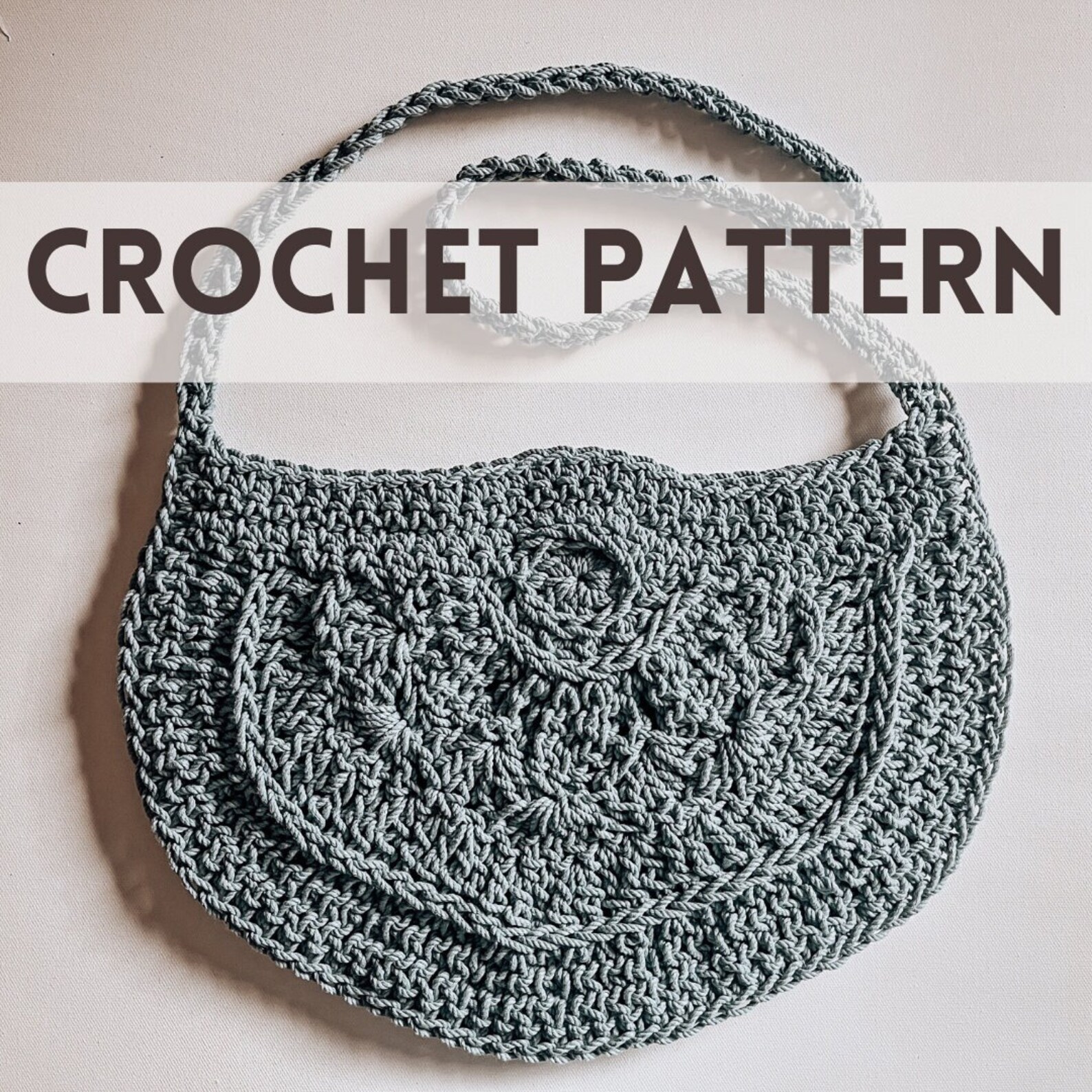 Crochet Shoulder Bag Pattern //PDF Download Crochet Crossbody - Etsy