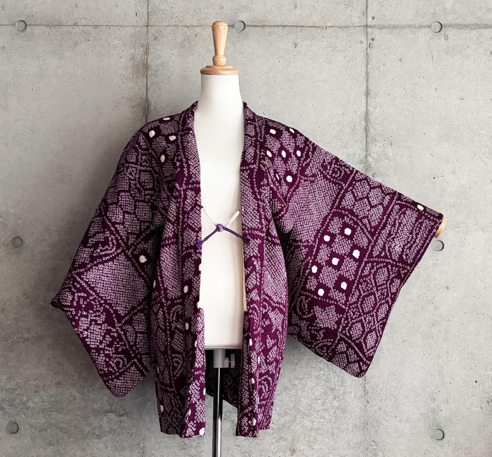 S1772: Japanese vintage kimono Haori, Jacket, Robe, Dress. Japanese ...