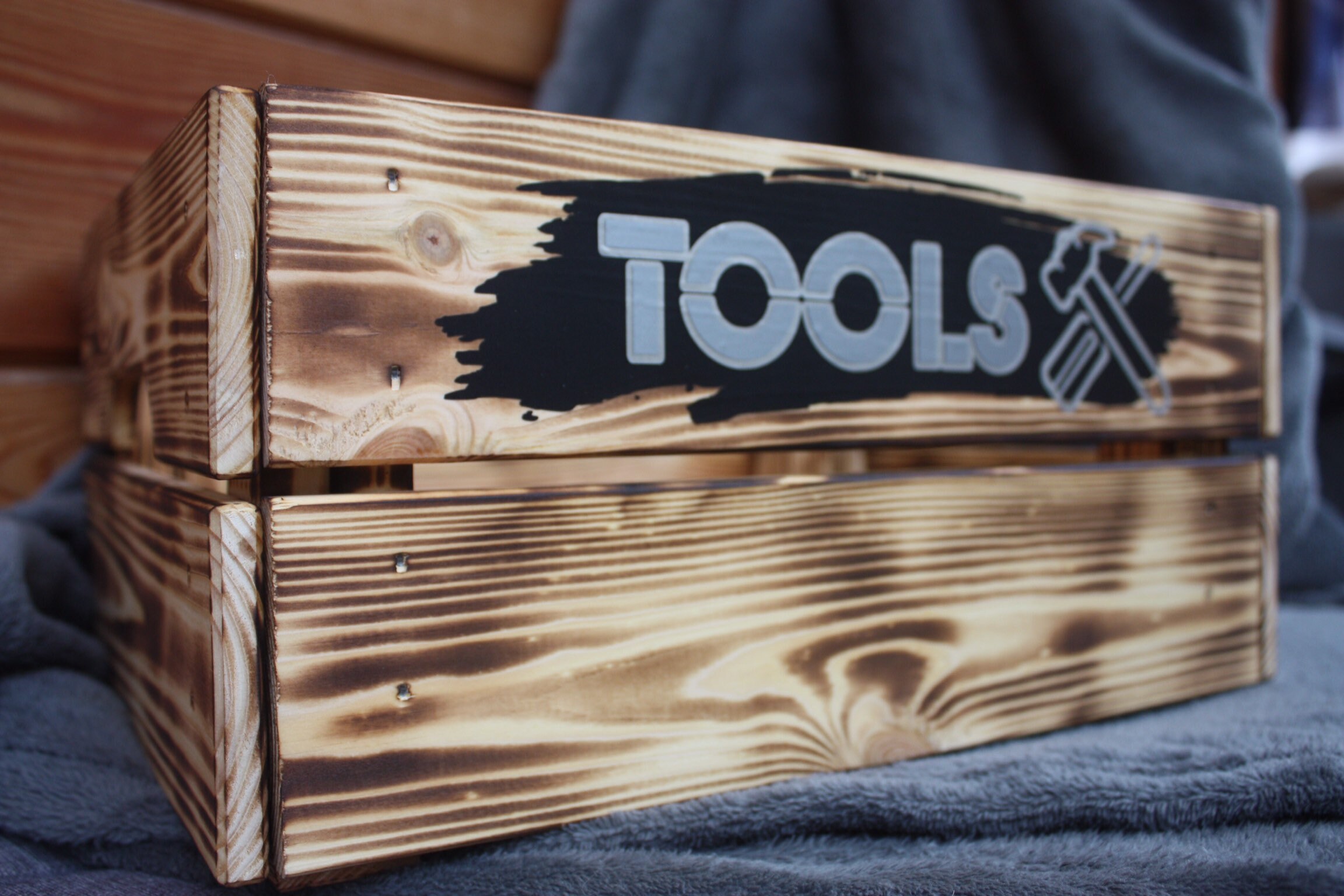 Wooden Tool Box | Etsy