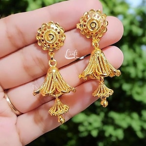 Pakistani gold earrings designs for daily use store