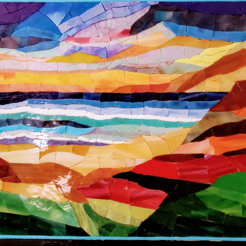 Sunset Mosaic - Etsy