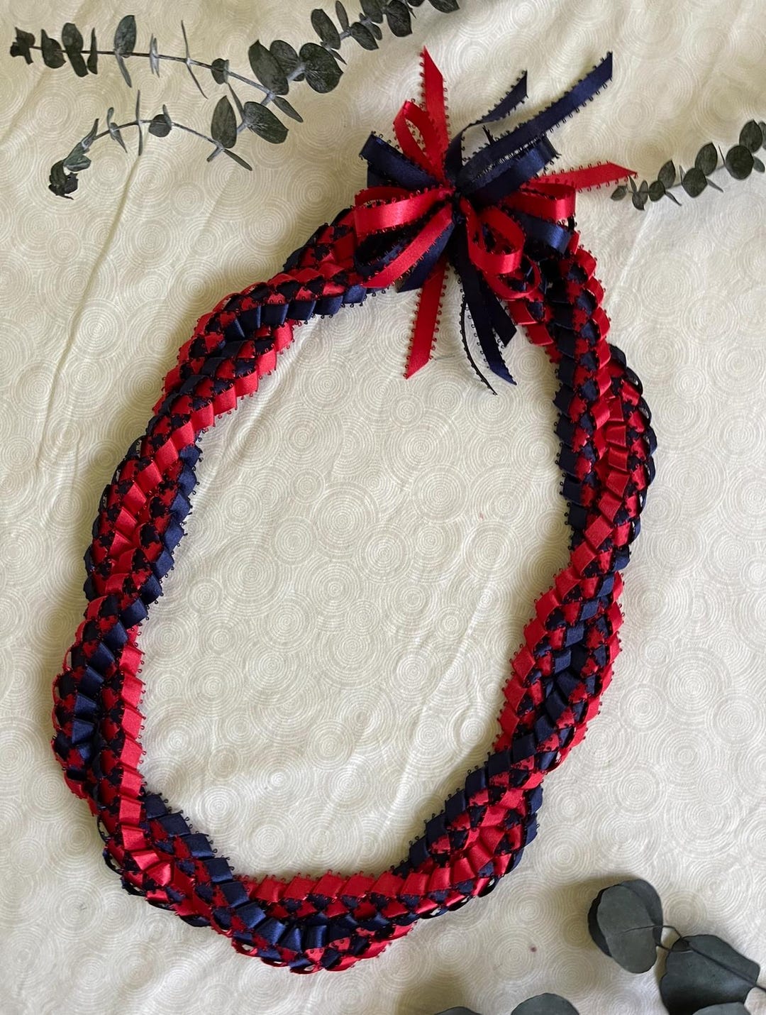 Custom Double Strand Ribbon Lei | Graduation Gift, Handmade - Etsy