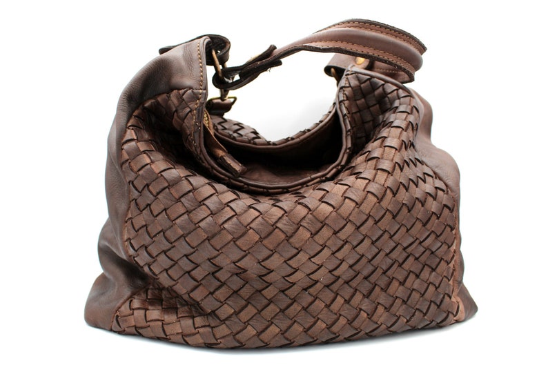 Woven Leather Shoulder Bag Woven Leather Handbag Best Seller - Etsy