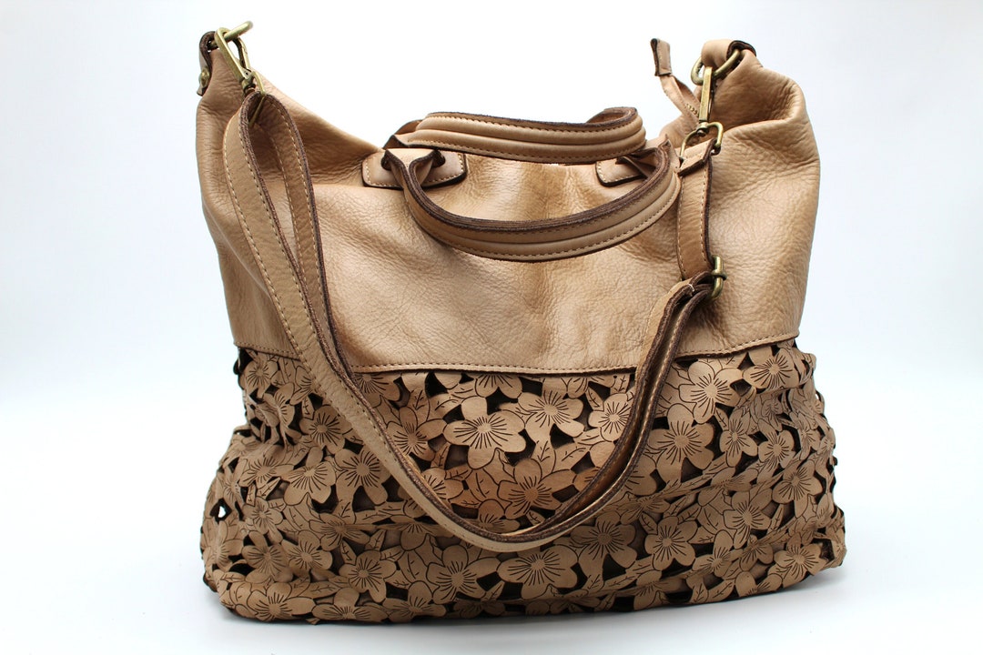 Soft Bag in Leather New Leather Handbag Soft Hobo Bag - Etsy