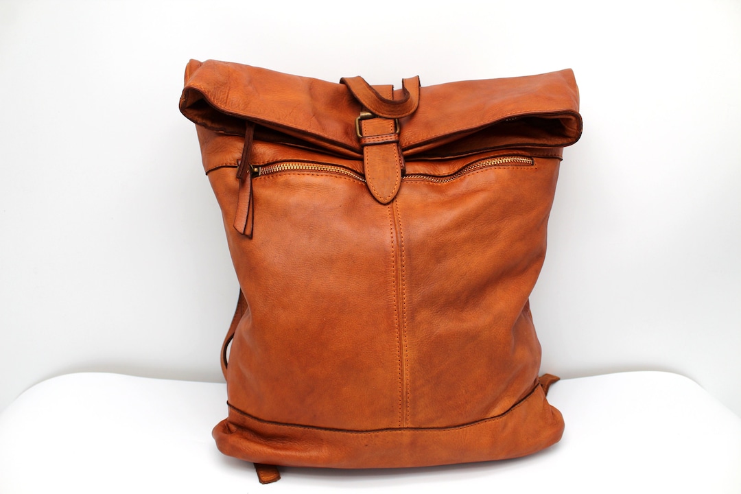 Italian Leather Backpack Soft Leather Milan Unisex Bags - Etsy