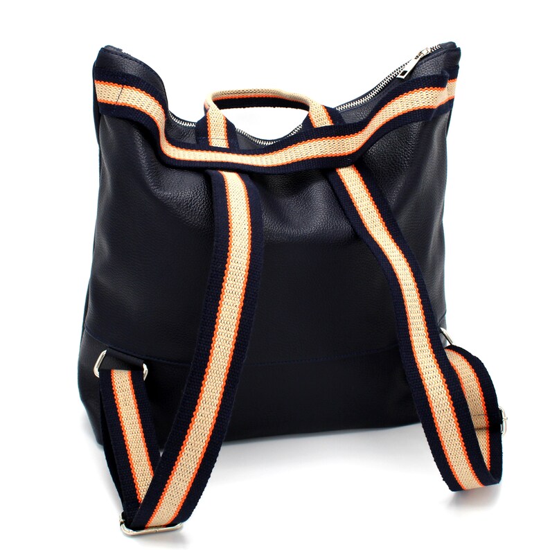 Leather Bag Convertible Into Backpack Soft Leather Shoulder | Etsy