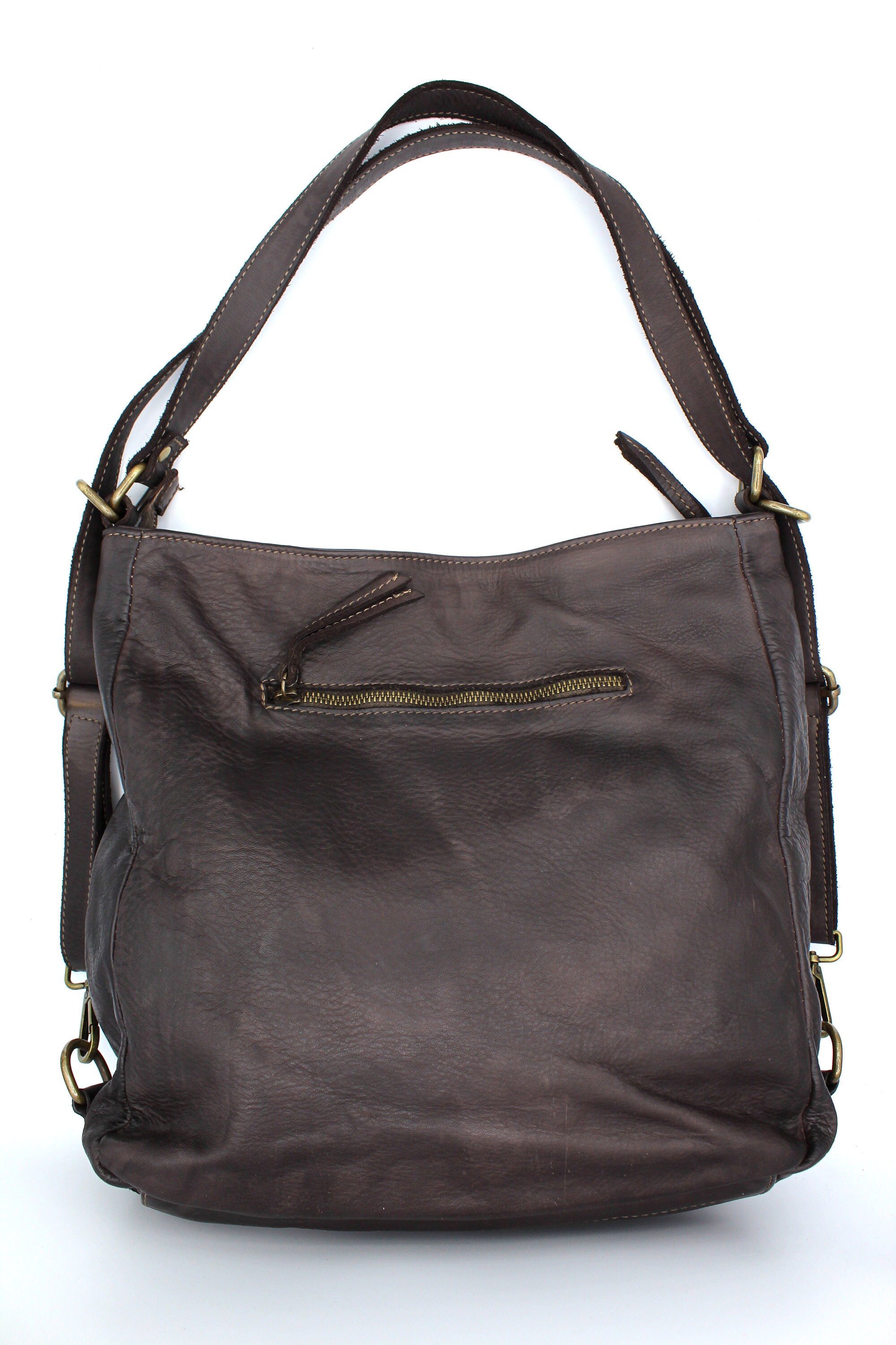 Soft Leather Bag Natural Very Soft Shoulder Bag and Backpack - Etsy