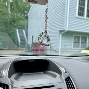 Moon and Star Sun Catcher, Rear View Mirror Accessories, Window ...