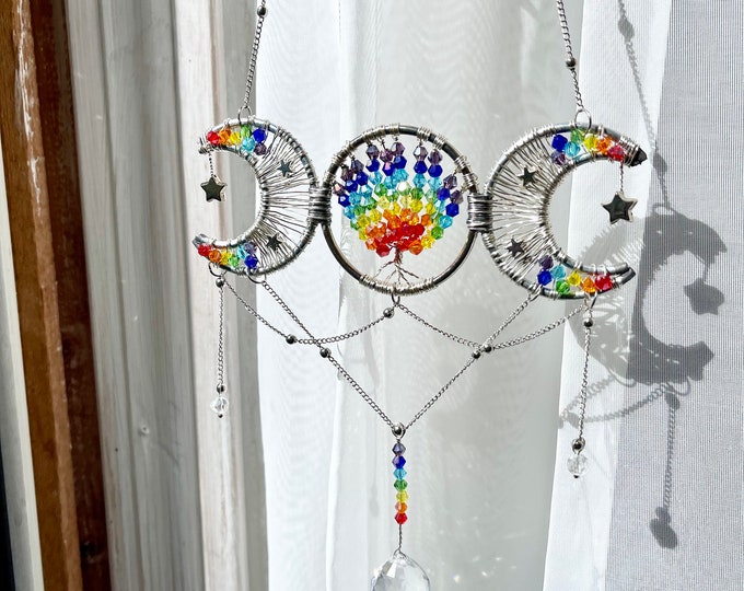 Tree of Life Sun Catcher,crystal Tree of Life,window Ornament ...