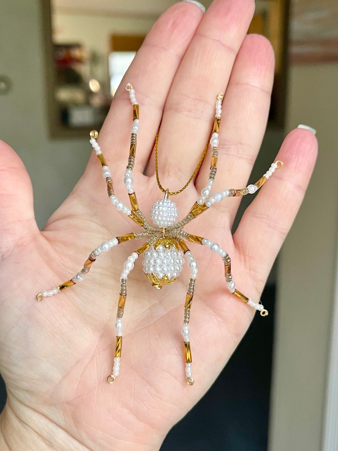 Christmas Spiders, Spider Decoration, Wire Wrapped Spider, Wire ...