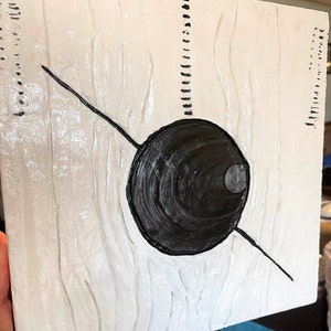 Joint Compound Artwork, Original Wall Art, Abstract Art, Joint Compound ...