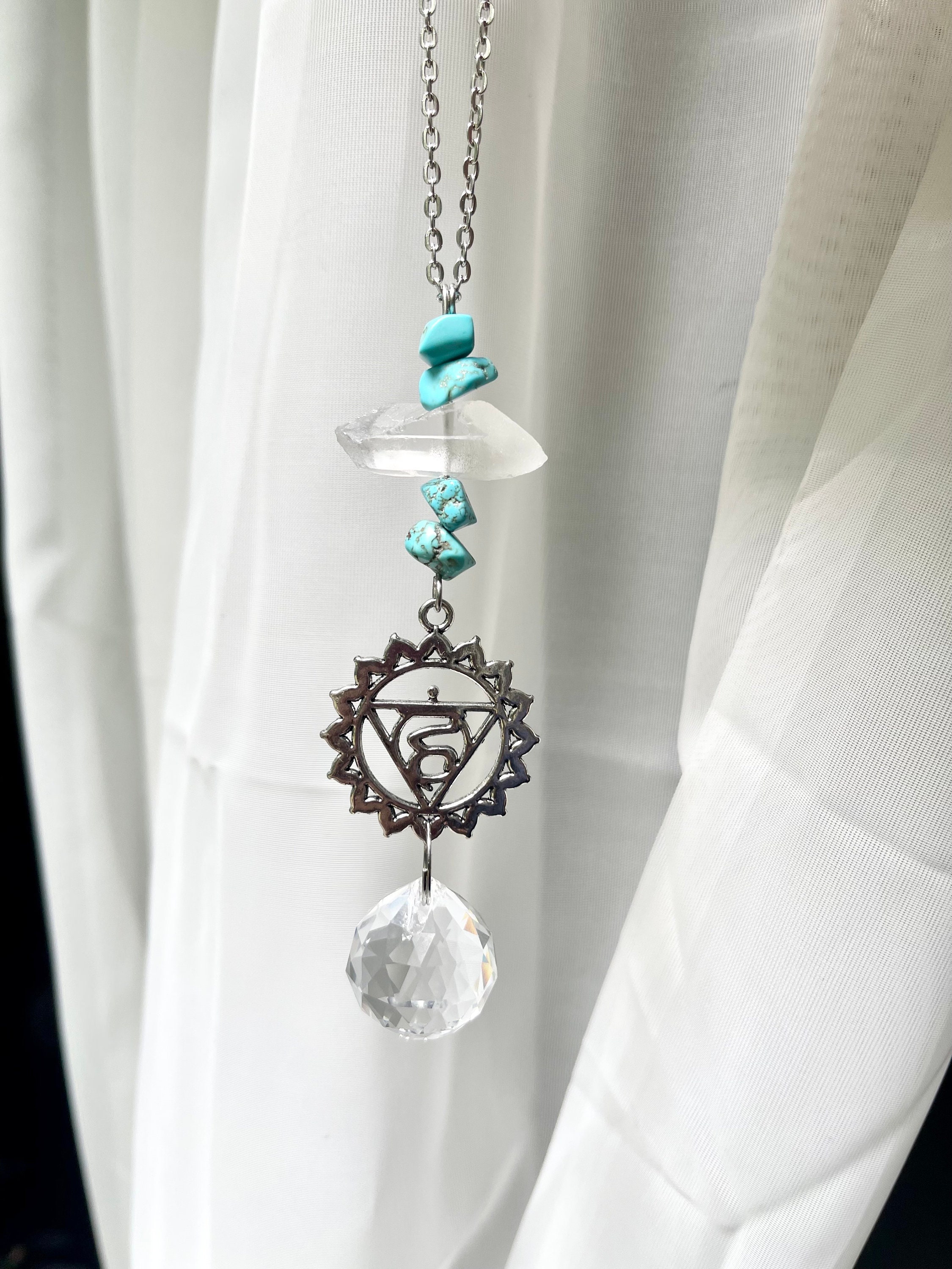 7 Chakra Suncatchers Gemstone Quartz Crystal Suncatchers - Etsy