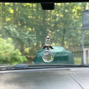 Angel Crystal Suncatchers, Rear View Mirror Accessories, Car ...