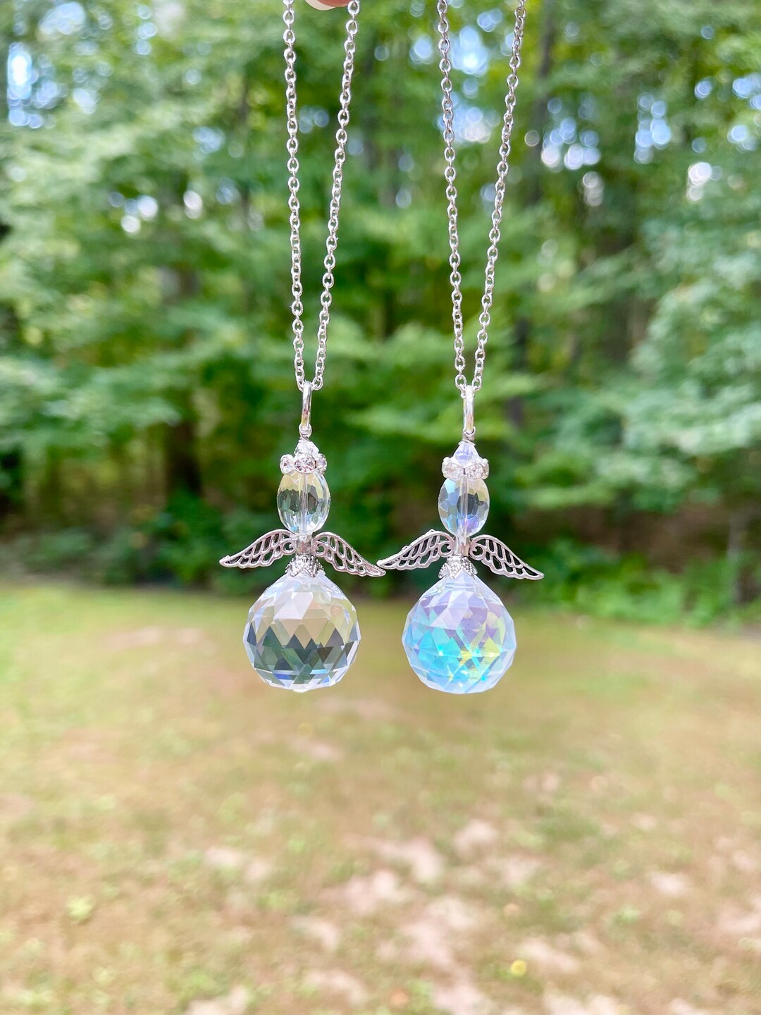 Angel Crystal Suncatchers, Rear View Mirror Accessories, Car ...