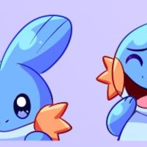 Mudkip Emotes | Twitch, Discord, Youtube (digital Download) - Etsy
