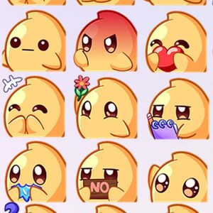 LUMA EMOTES 30 Twitch , Discord. Youtube Luma Emoji Emote Bundle - Etsy