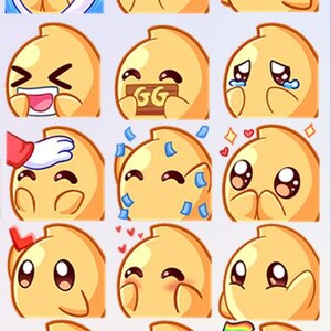 LUMA EMOTES 30 Twitch , Discord. Youtube Luma Emoji Emote Bundle - Etsy